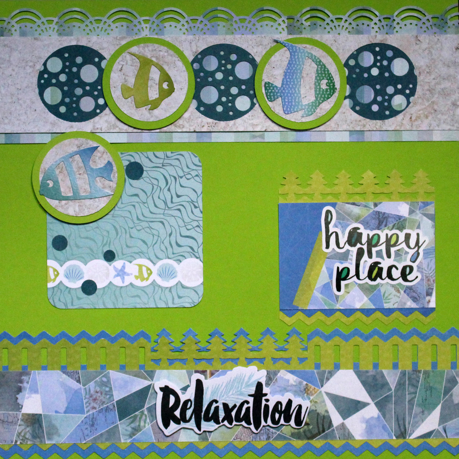Summer Vacation/Travel Scrapbook Border Ideas – The Pages