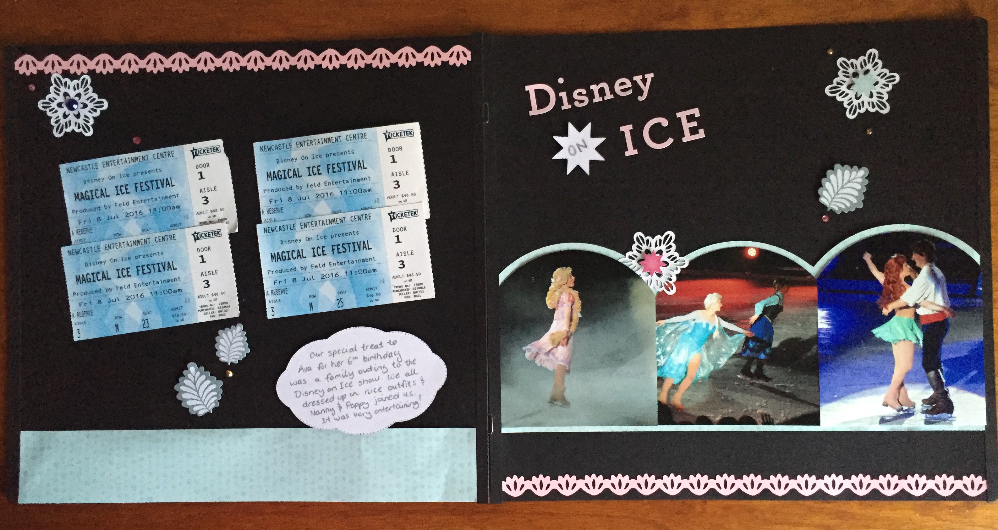 Scrapbooking Layouts on Black Pages – The Pages