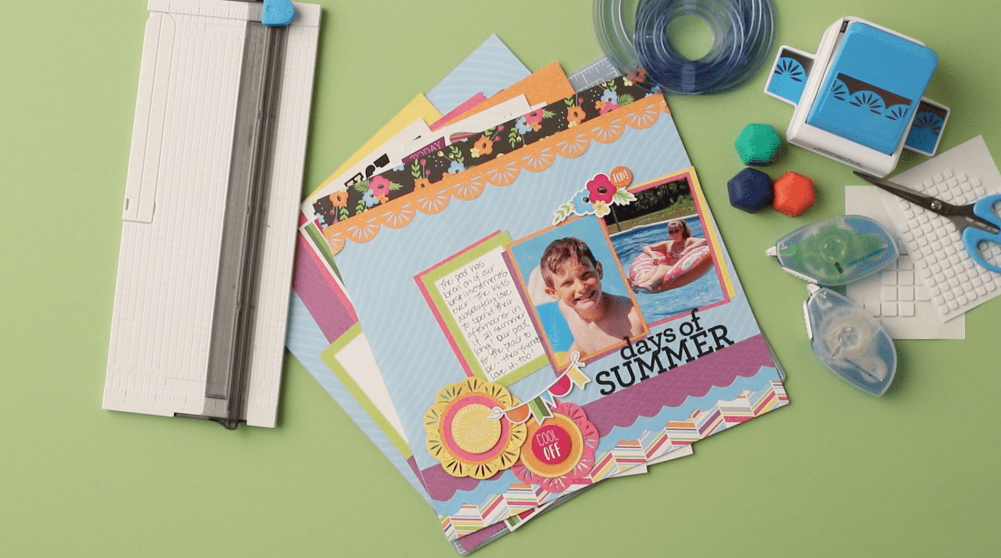 Sun-Kissed Slice of Summer Layout – The Pages