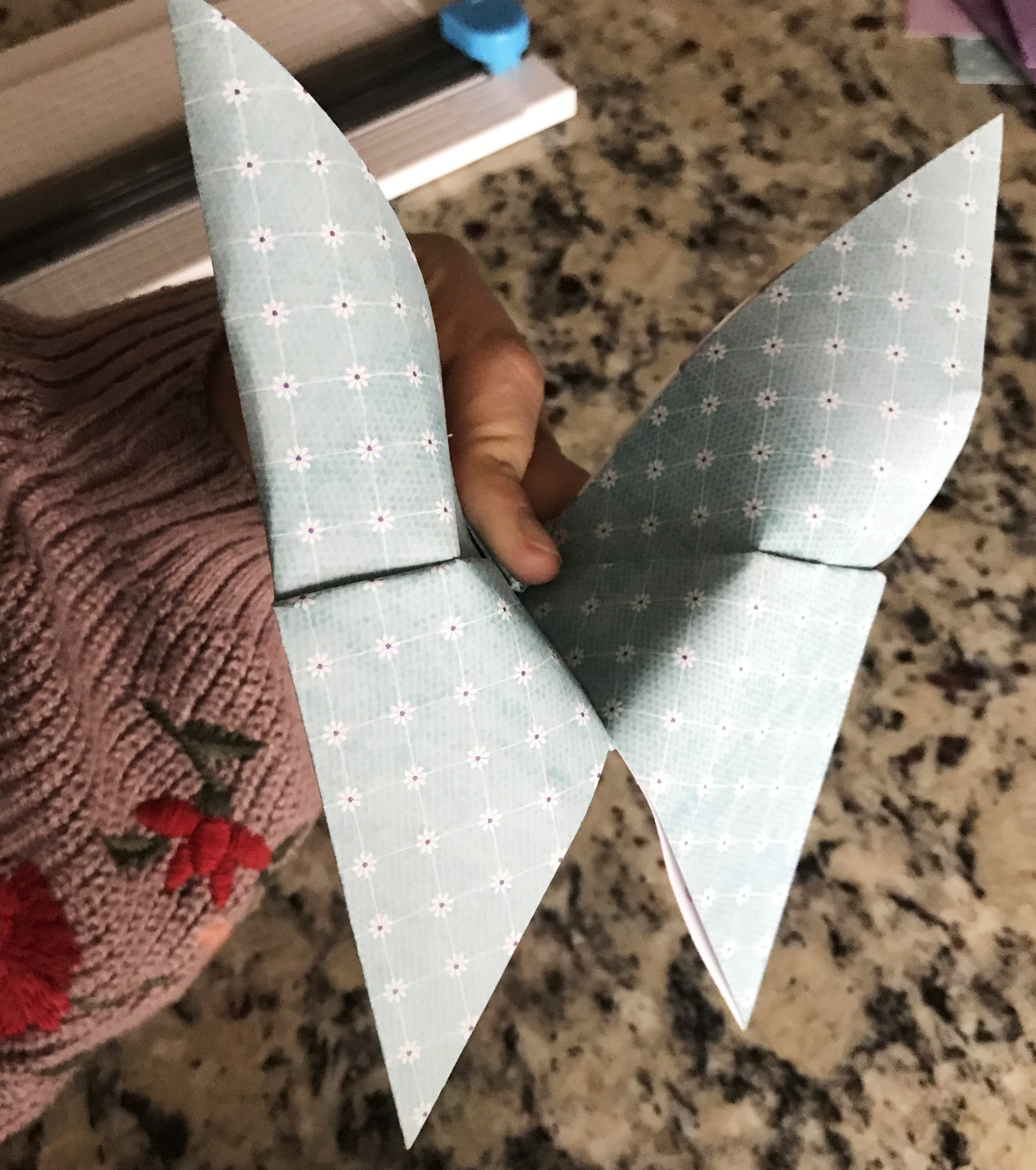 Origami Butterfly Tutorial Using the Secret Garden Paper Pack – The Pages