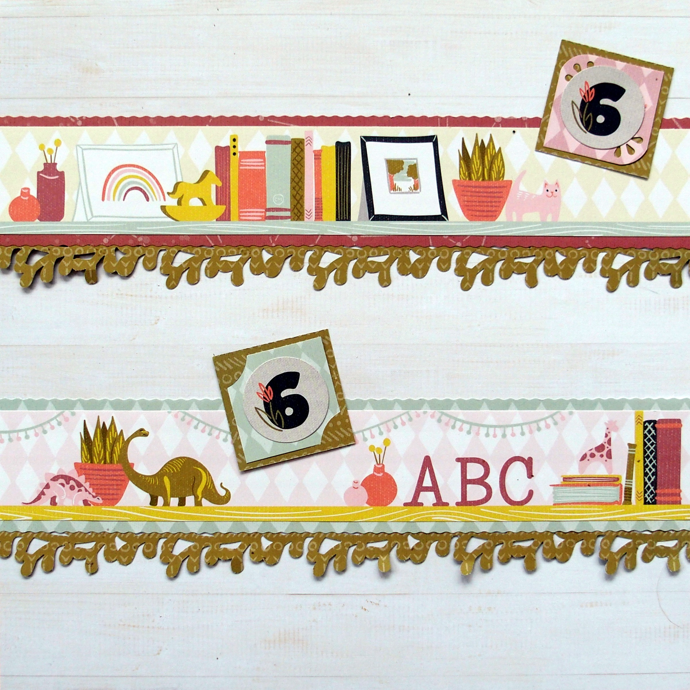 Track Monthly Milestones with these Storytime Baby Scrapbook Borders ...