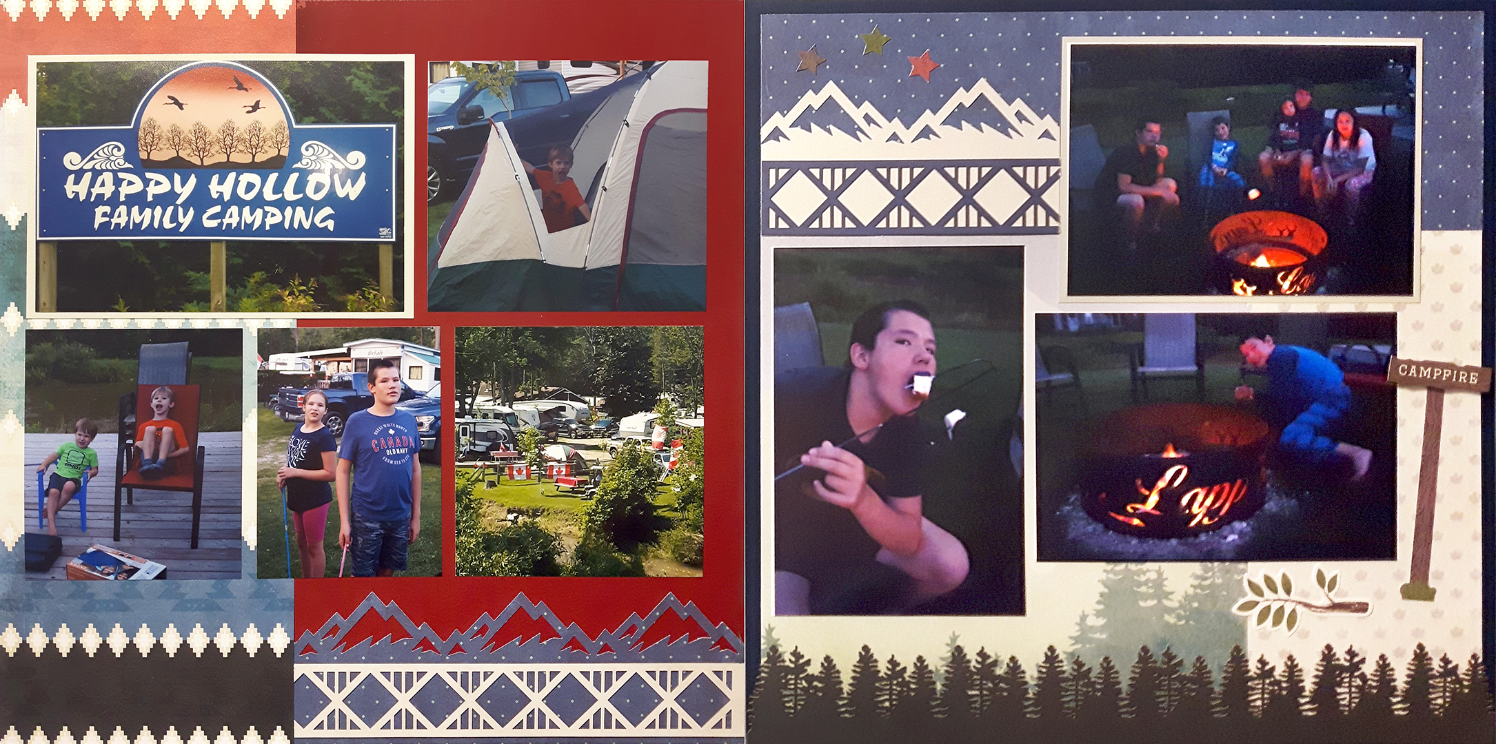 Celebrate Victoria Day with this Awesome Outdoor Scrapbook Layout – The ...