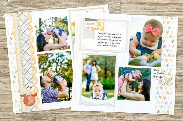 Creatively Cradle The First Year With These 12 Baby Scrapbook Borders ...