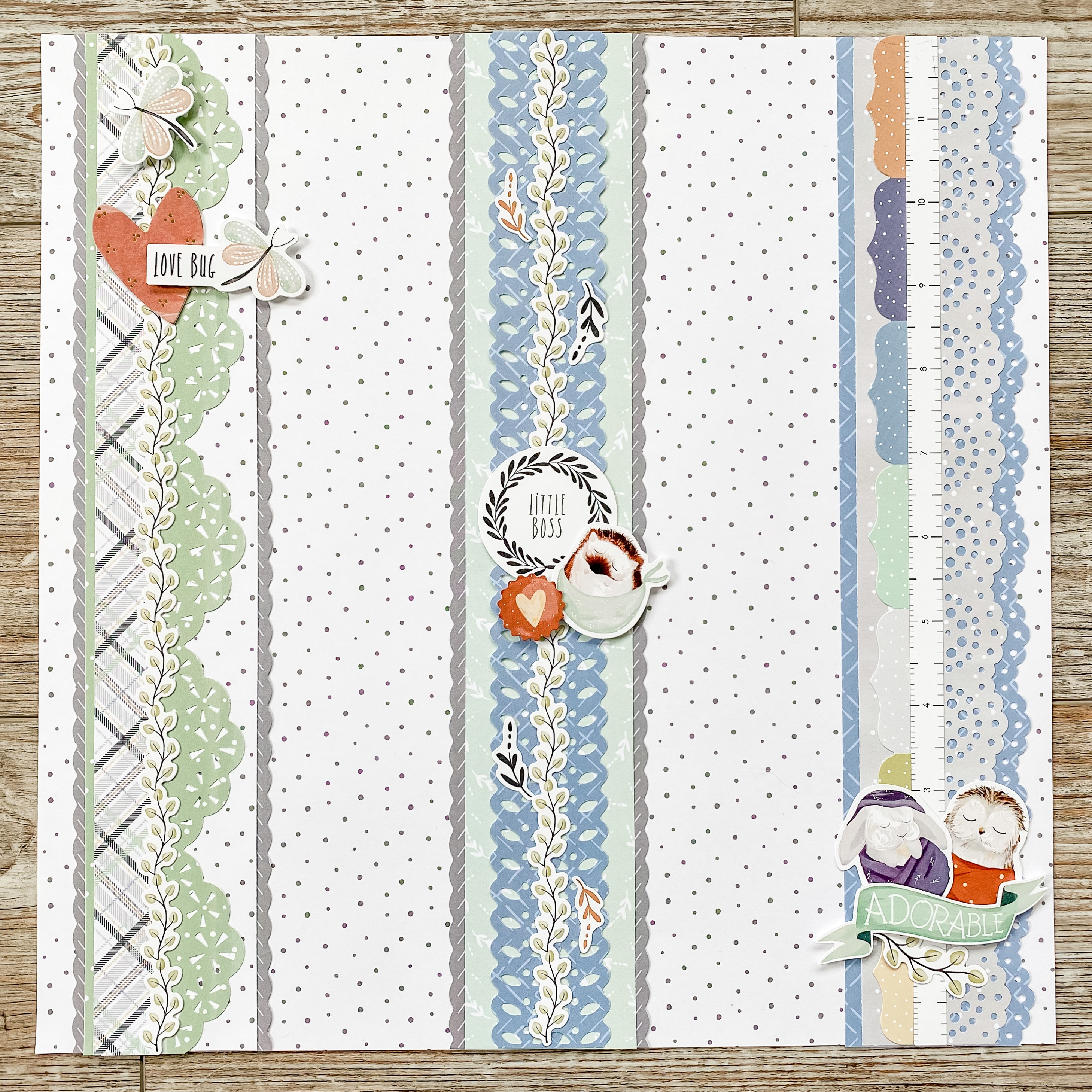 Creatively Cradle The First Year With These 12 Baby Scrapbook Borders ...