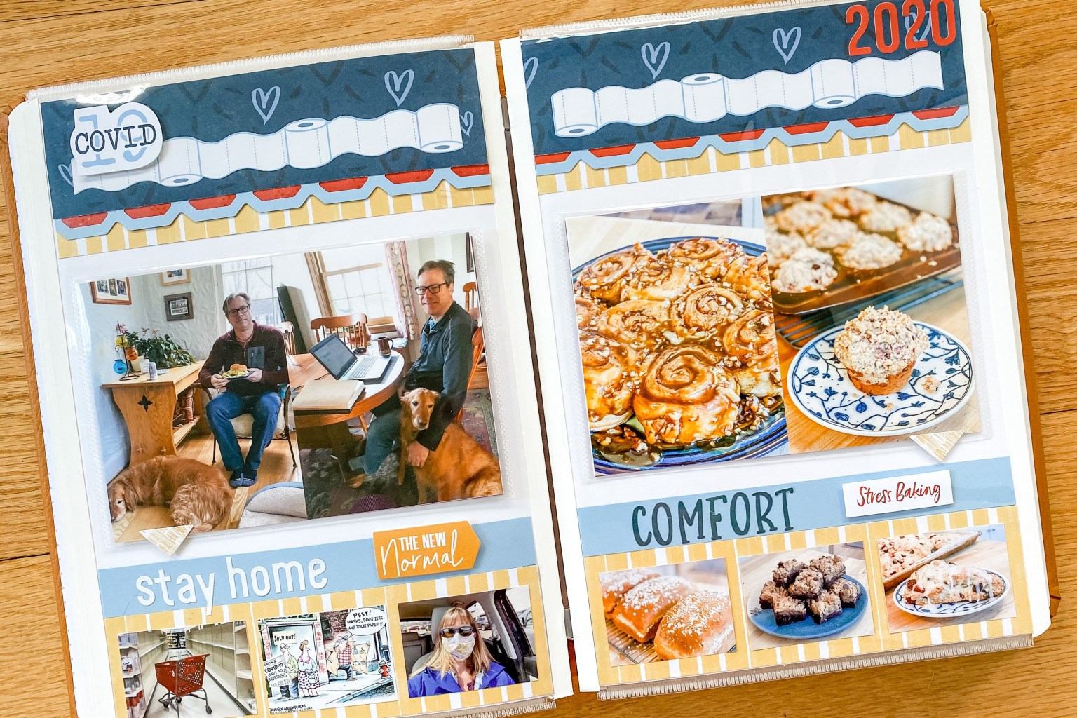 Document COVID-19 in Your Happy Album With Quarantine Scrapbook Layouts ...