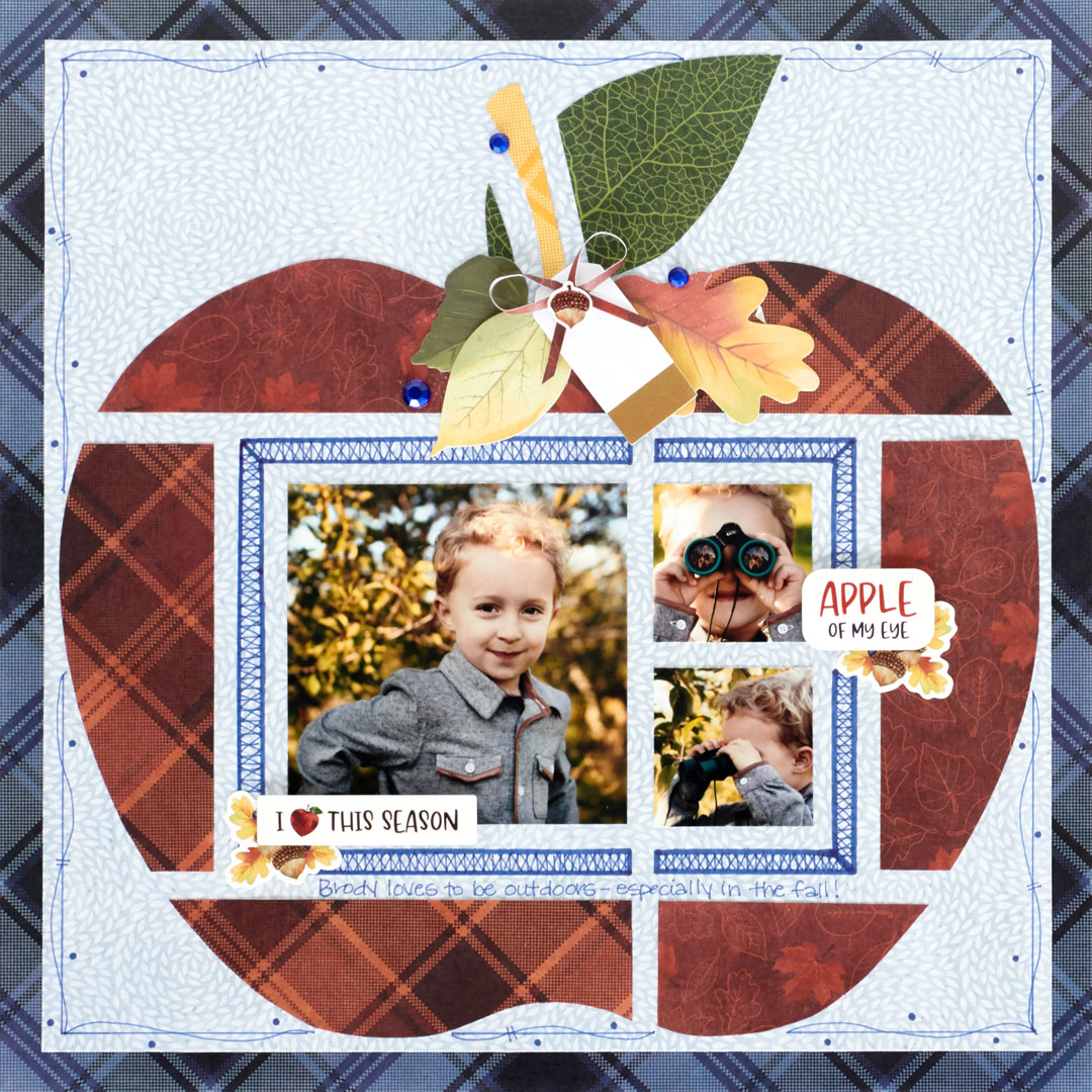 Bite Into a New Idea With This Apple Scrapbook Layout – The Pages