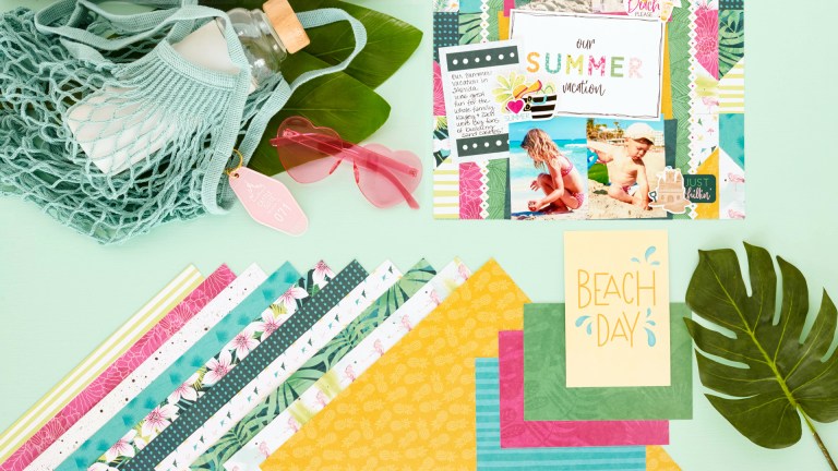 Coast Along to Creativity With This Summer Scrapbook Layout – The Pages