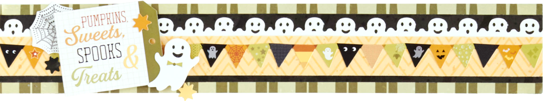 Say BOO-la-la to These Ghost Crafts: Halloween Scrapbook Borders and ...