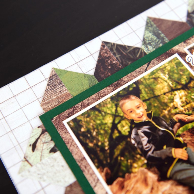 Grid the Great Outdoors With This Forest Scrapbook Layout – The Pages