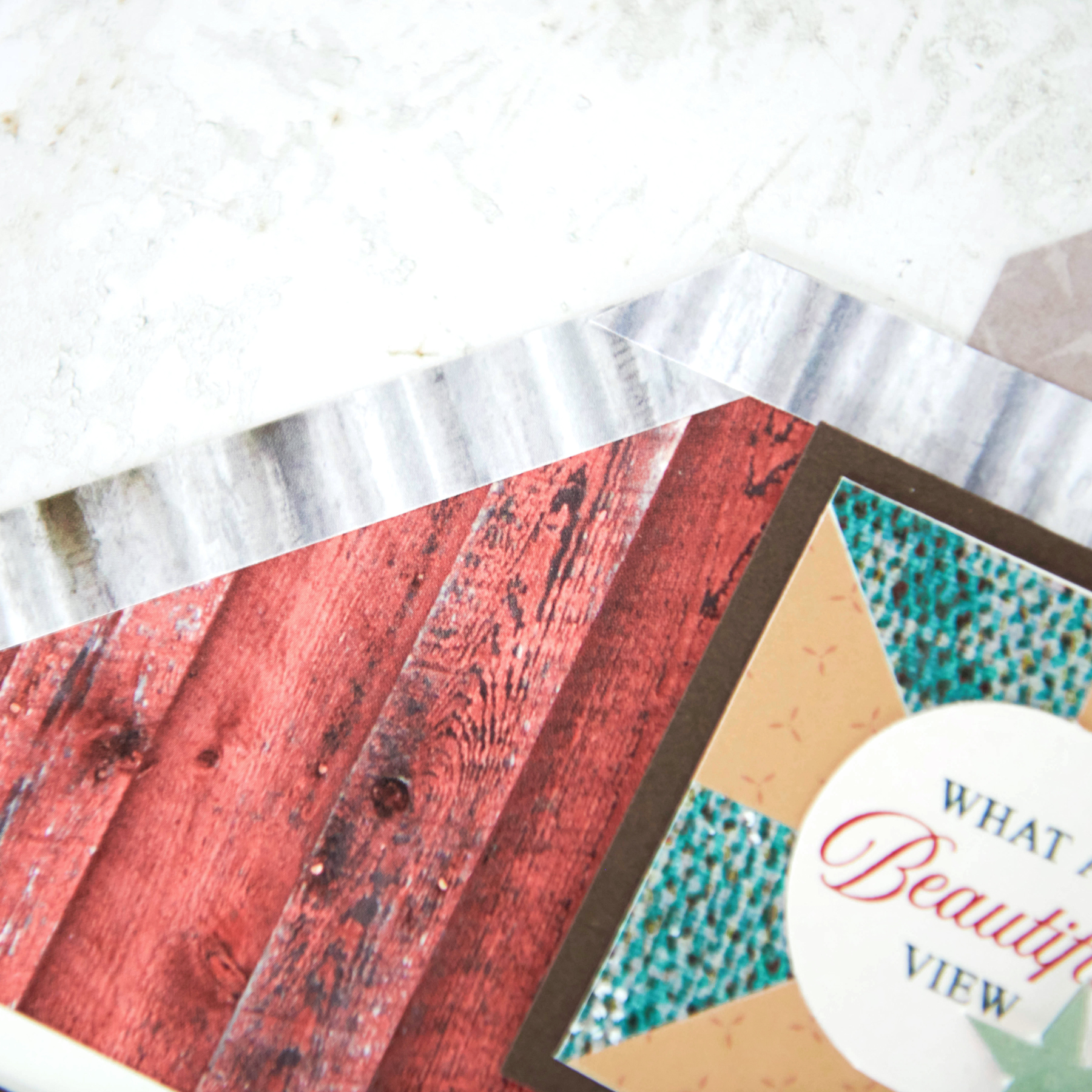 Behold A Barnyard Beauty: Farm Scrapbook Layout – The Pages
