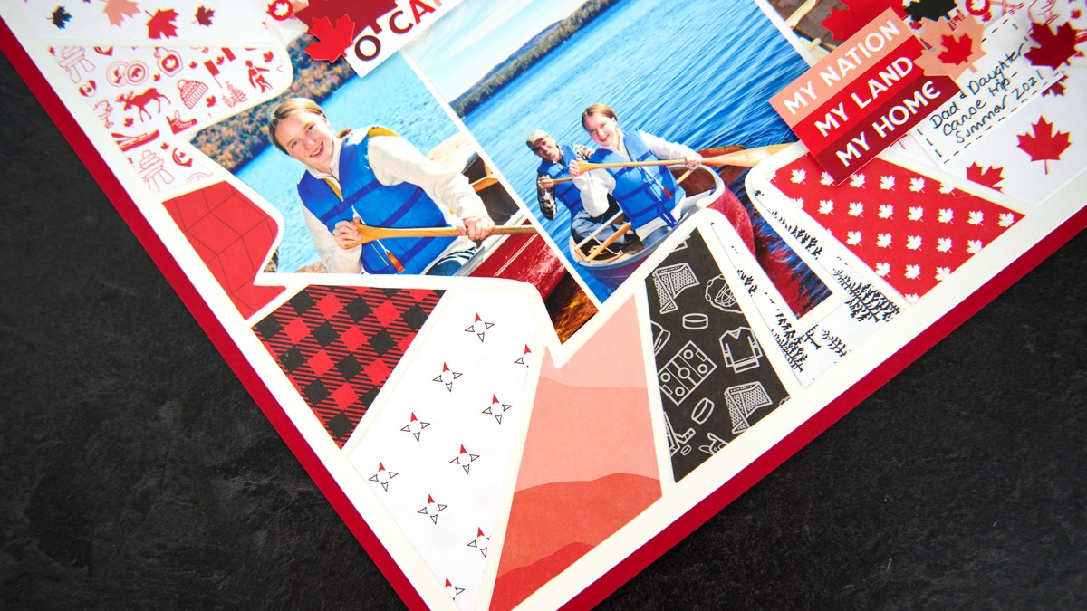 More Than Eh-mazing: Canada Scrapbook Layout To Celebrate Canada Day ...