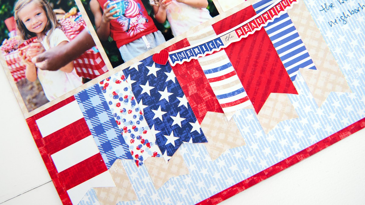 Celebrate the US of YAY: USA Scrapbook Layout – The Pages