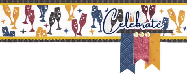 Pops Of Personality: New Year’s Eve Scrapbook Borders And DIY Card With ...
