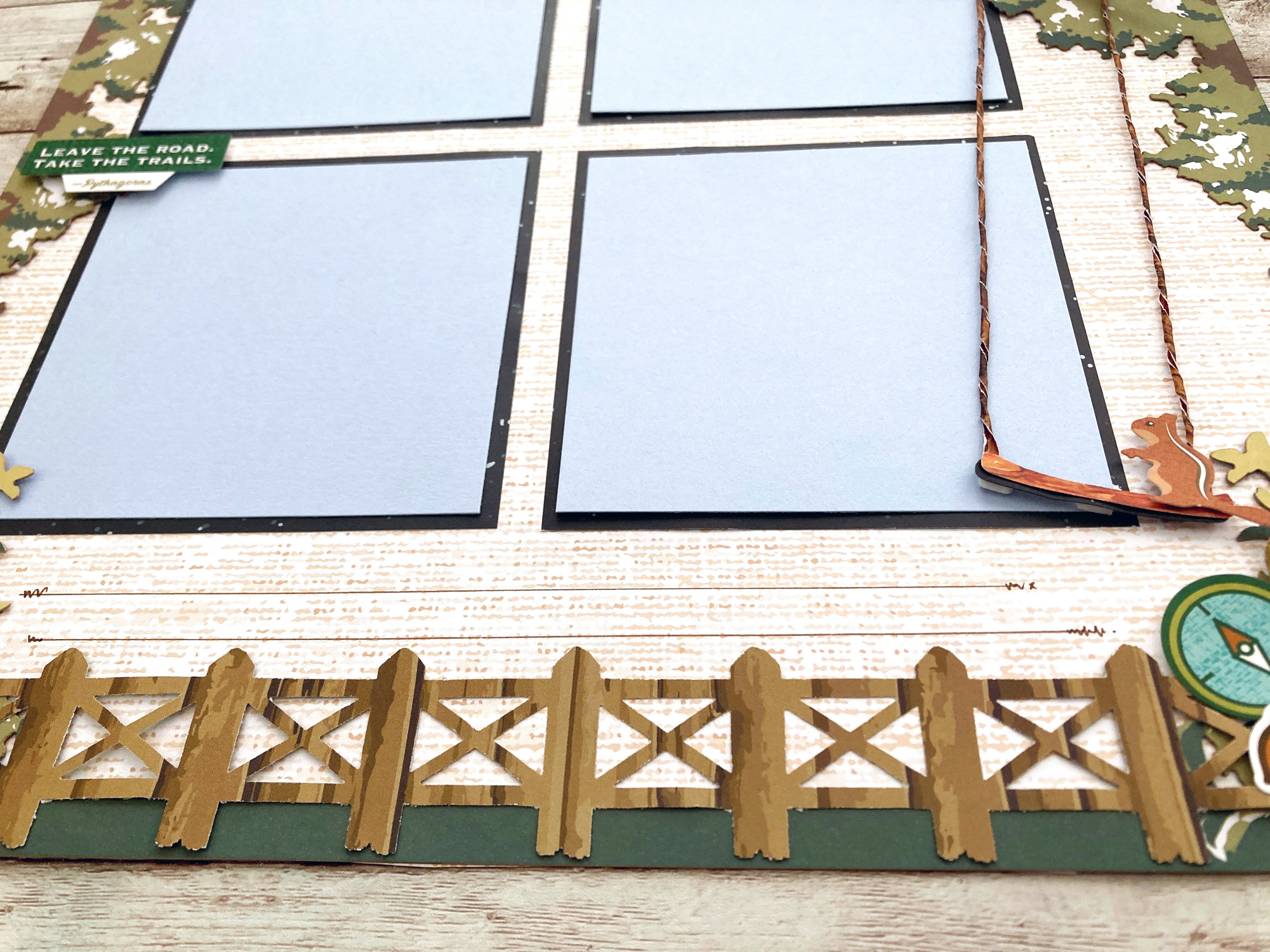 Swing Into Action With This Outdoor Scrapbook Layout?? – The Pages