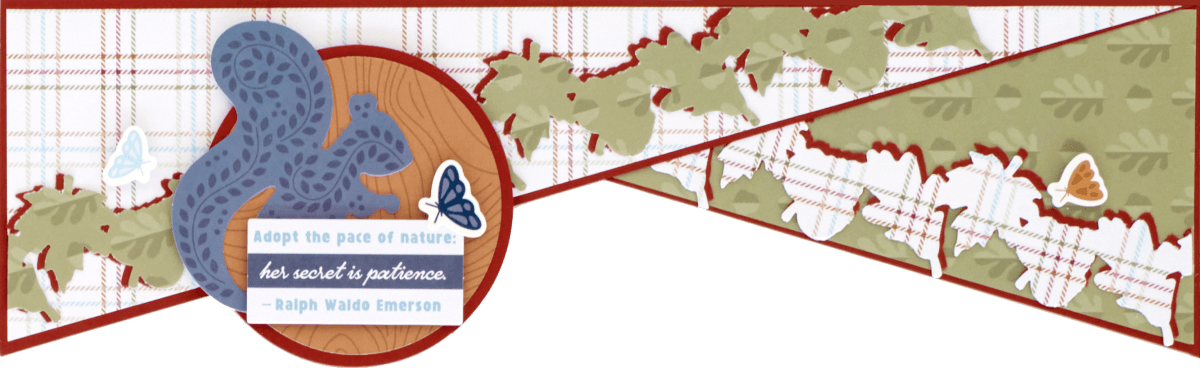 Relish These Crisp Creations: Fall Scrapbook Borders and DIY Card With ...