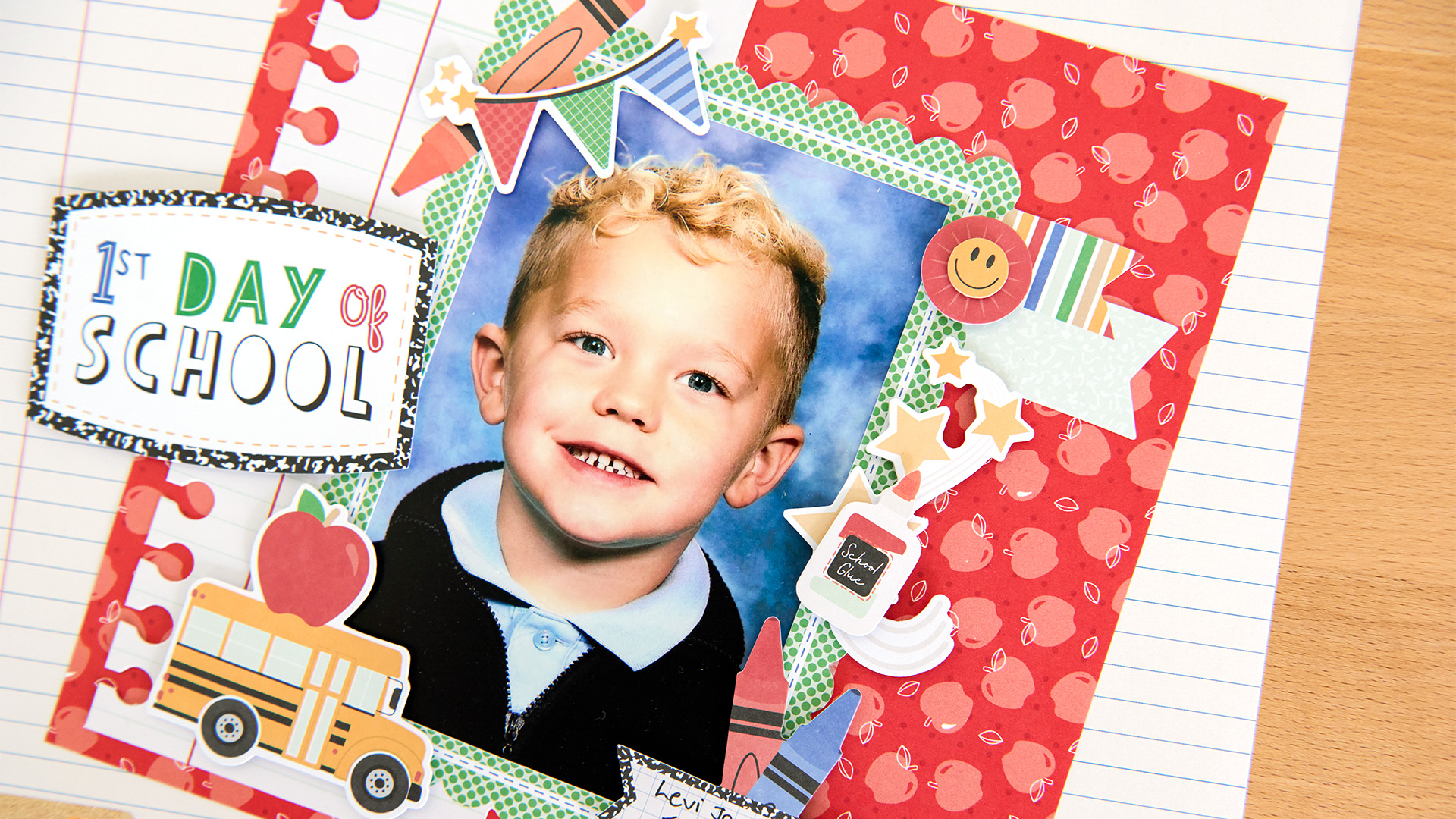 Frame A New School Year With This School Themed Scrapbook Layout – The ...