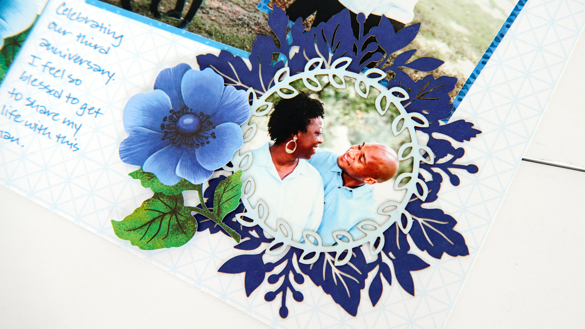 Be Cool, Calm And Collected With This Blue Scrapbook Layout – The Pages
