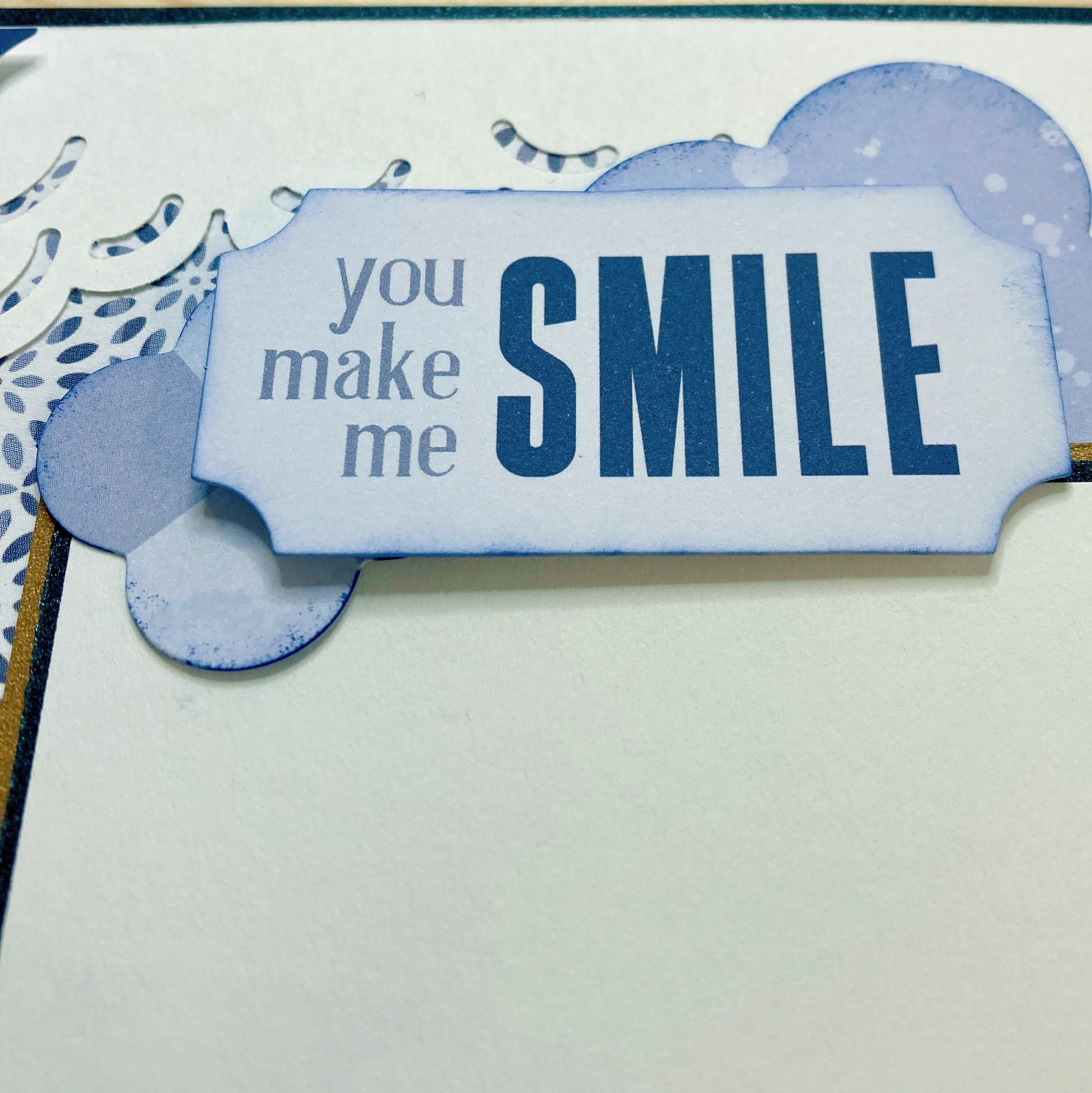 Be Bold, Be Blue-tiful: Blue Scrapbook Layout – The Pages