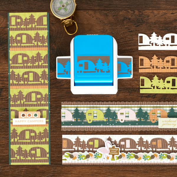 Travel New Distances: Camping Scrapbook Borders With The Comfortable ...