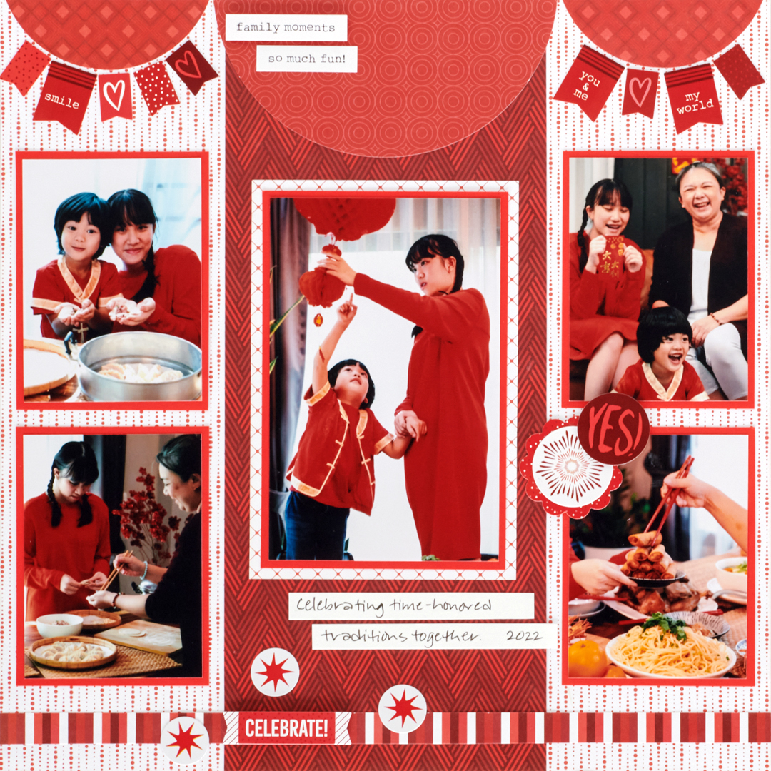 Be Tickled Pink (And Red And Orange!) With These Tonal Scrapbook ...