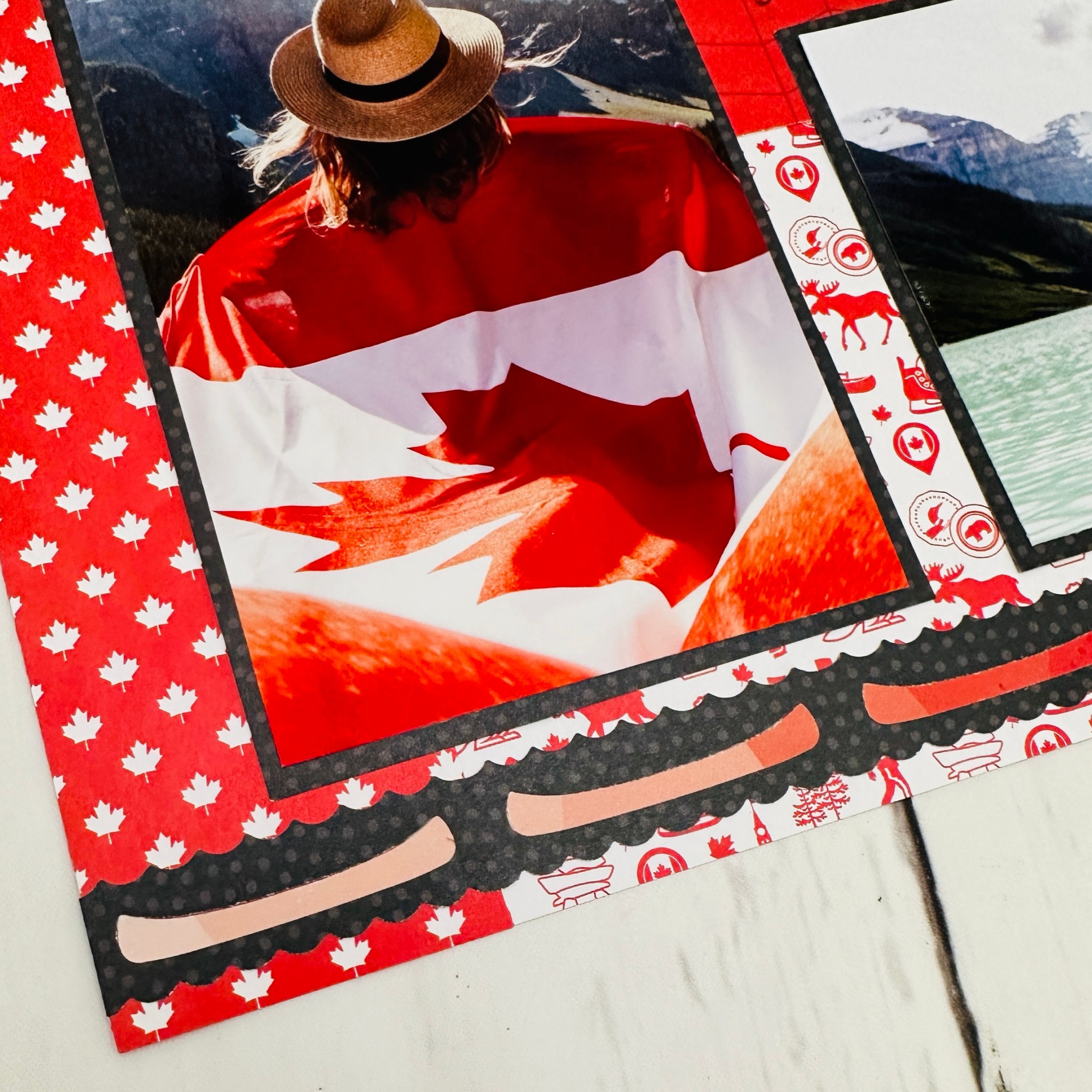 Praise O Canada With This Canada Scrapbook Layout – The Pages