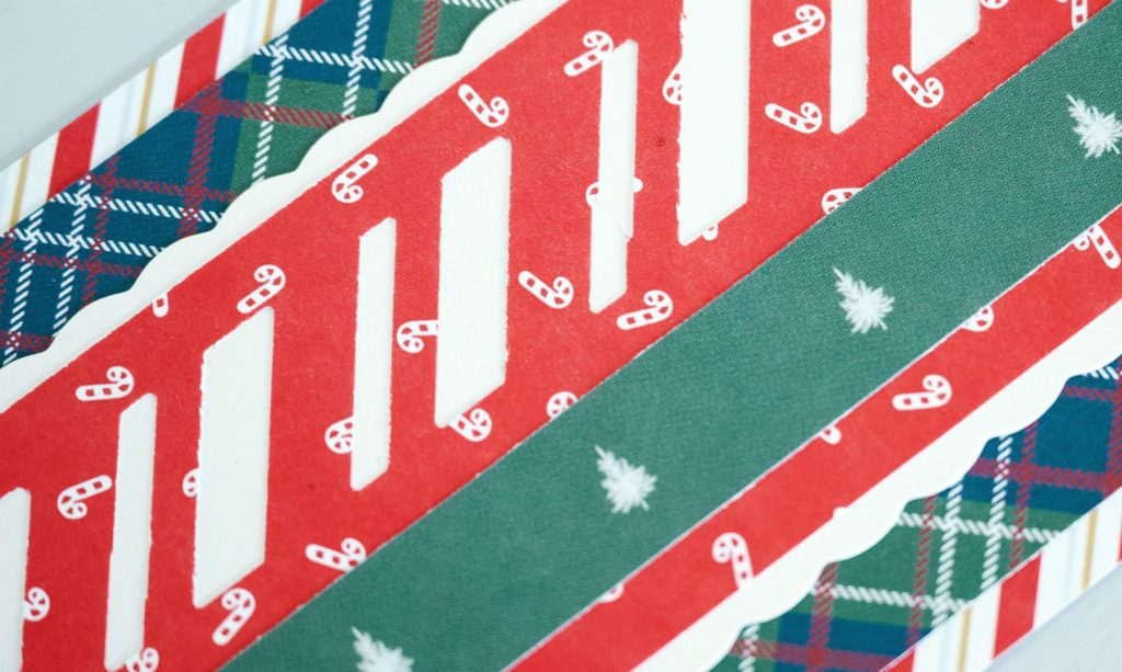 Mint Condition Christmas Scrapbook Borders With Candy Cane Stripes – The Pages