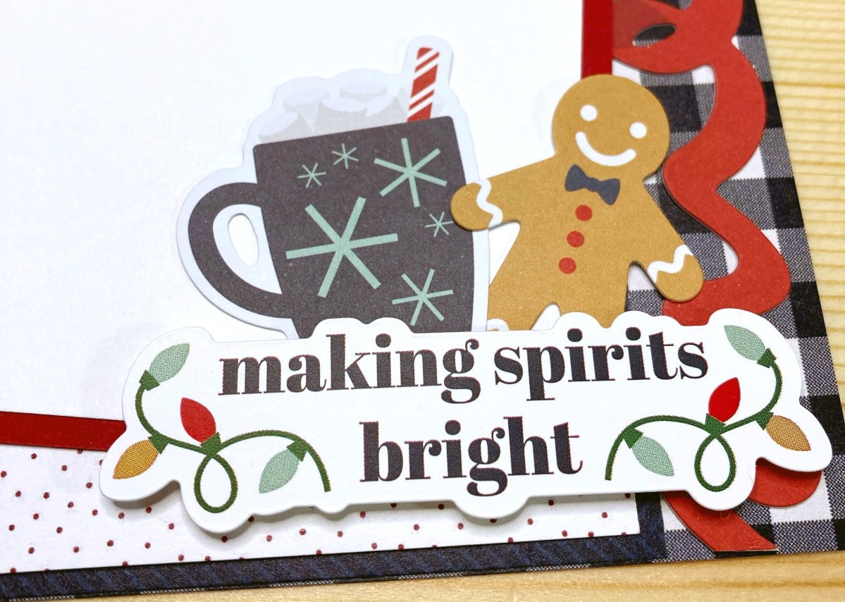 Wear Holiday Spirit On Your Sleeve With This Christmas Scrapbook Layout ...