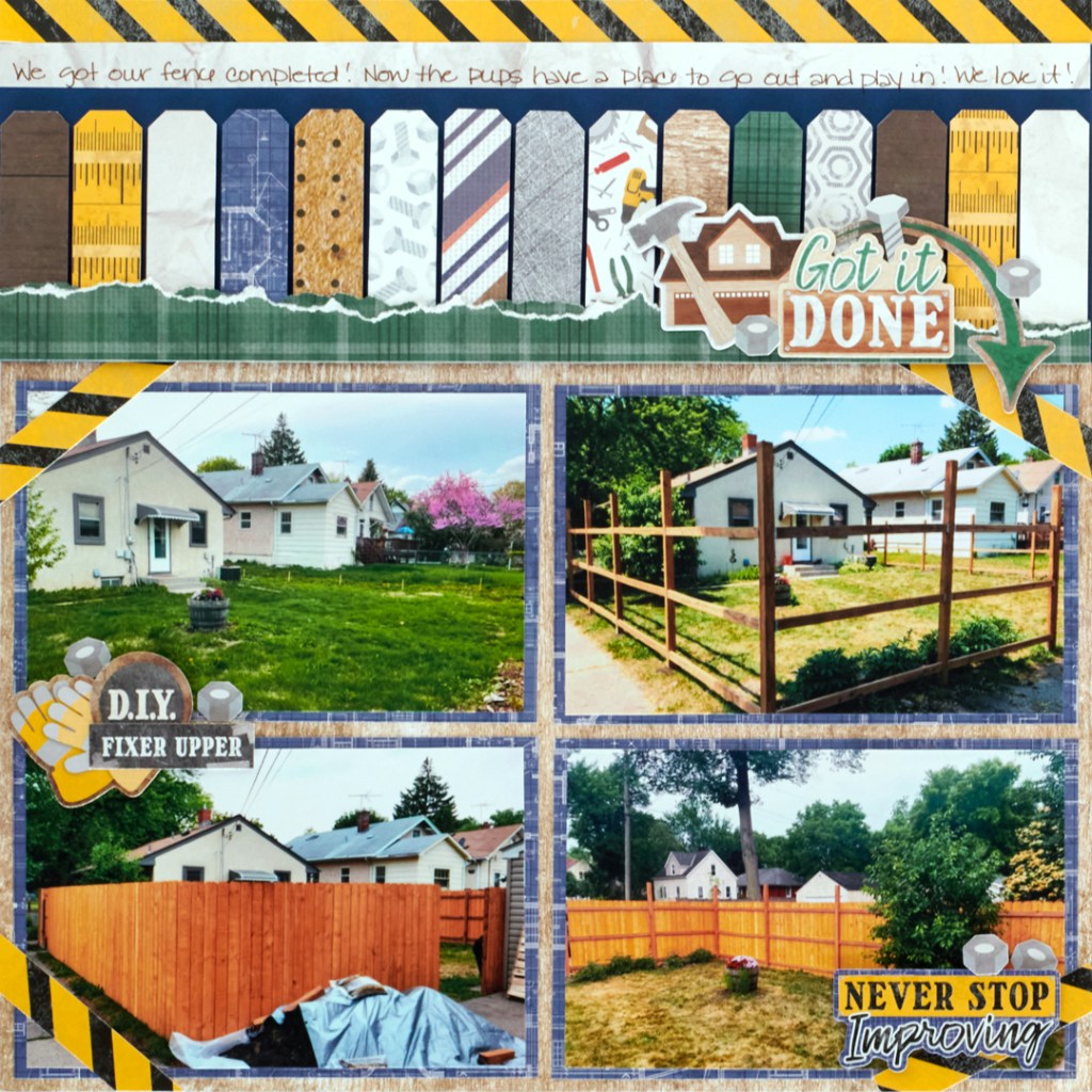 It’s Building Time: Renovation Scrapbook Layout – The Pages