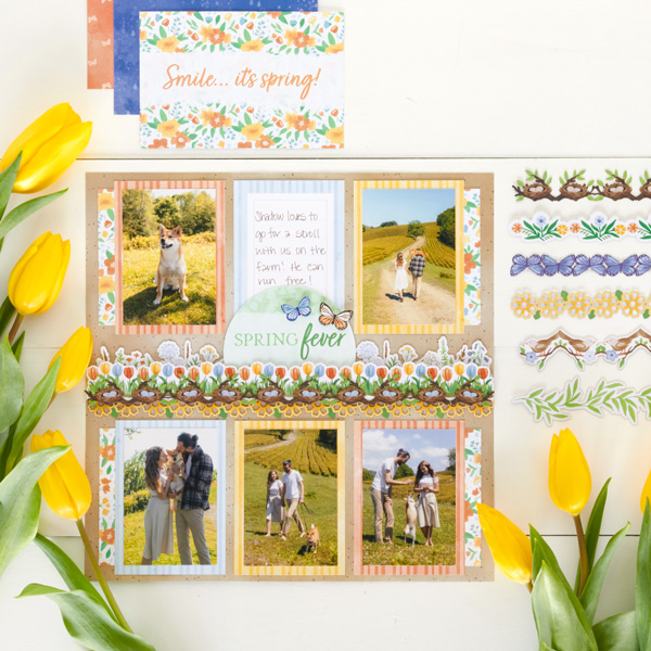 Step Into Spring With This Spring Scrapbook Layout – The Pages
