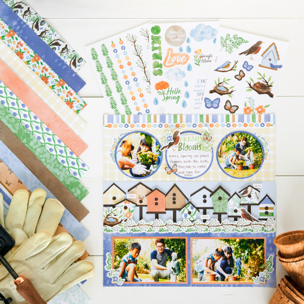 See Your Layouts Bloom With This Spring Scrapbook Layout – The Pages