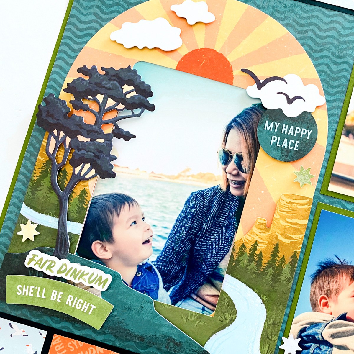 Get A Look At This Beaut: Australia Themed Scrapbooking Layout – The Pages