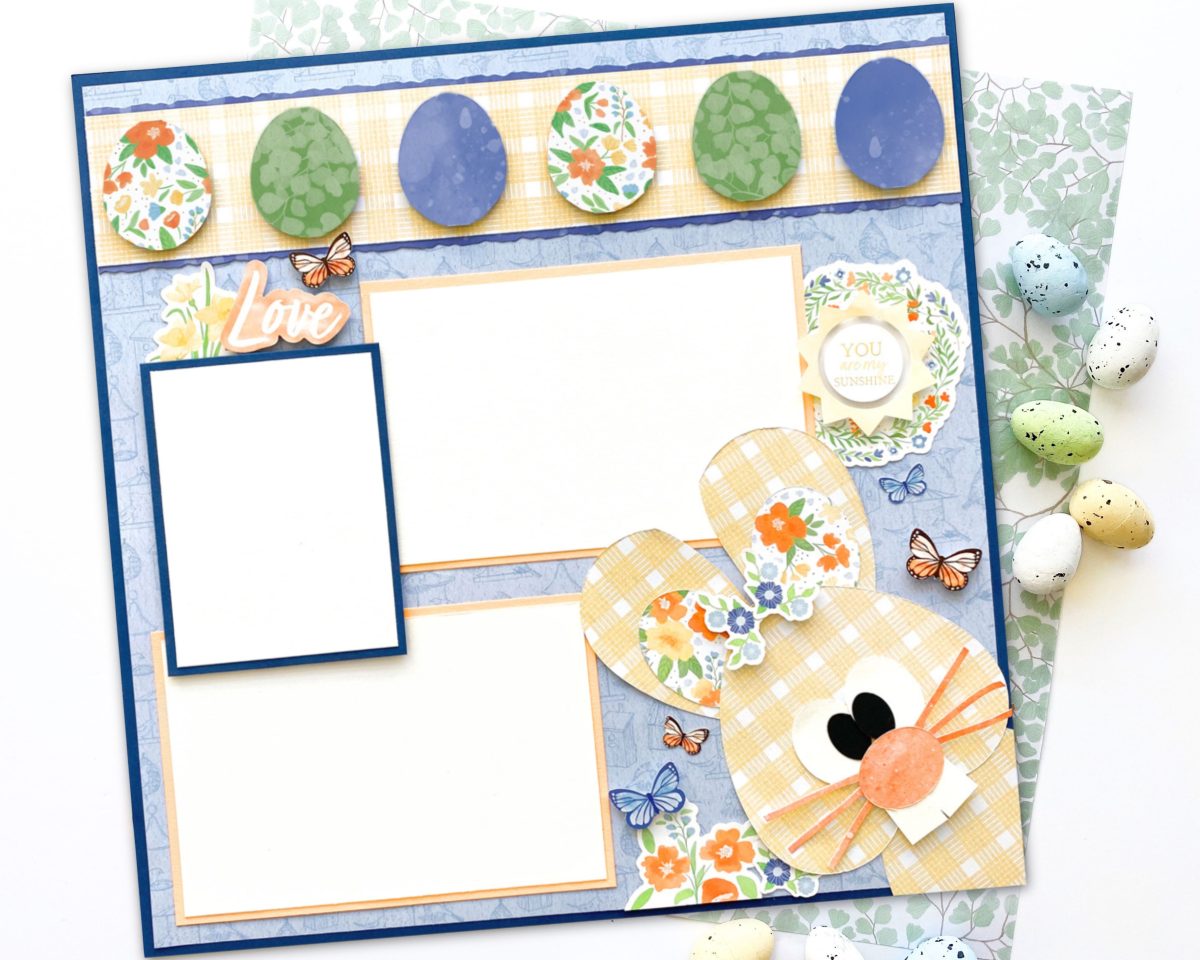Peep At This Easter Scrapbooking Layout – The Pages