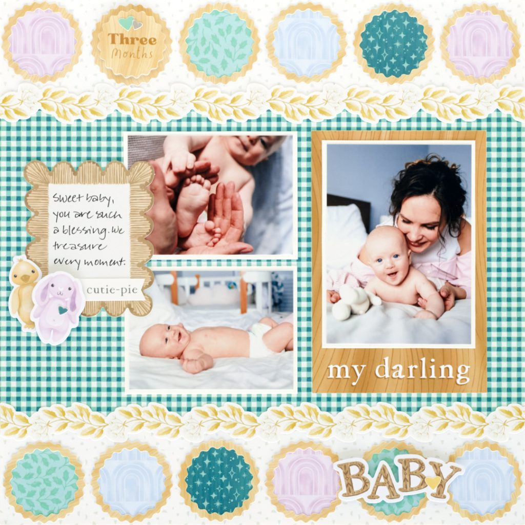 Say “Hello” to This Baby Scrapbook Layout – The Pages