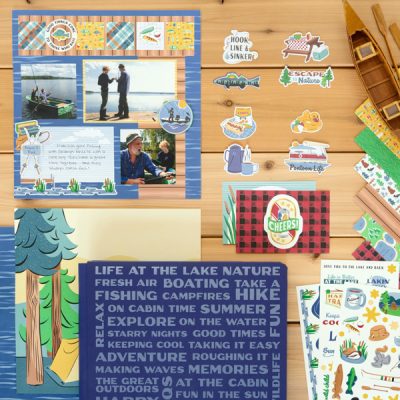 Catch Of The Day: Lake Life Scrapbooking Layout – The Pages