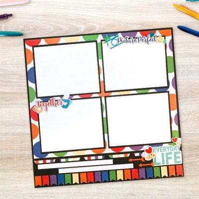 Color Your Life With This Everyday Scrapbook Layout – The Pages
