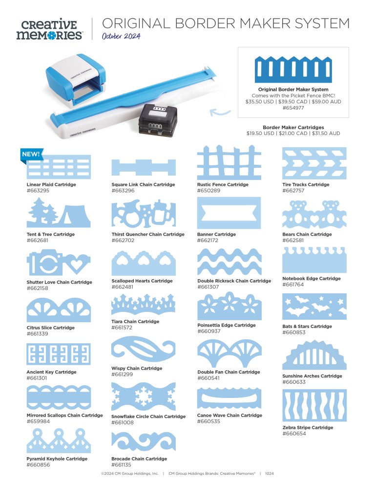 The Official Guide To Creative Memories’ Original Border Maker System ...