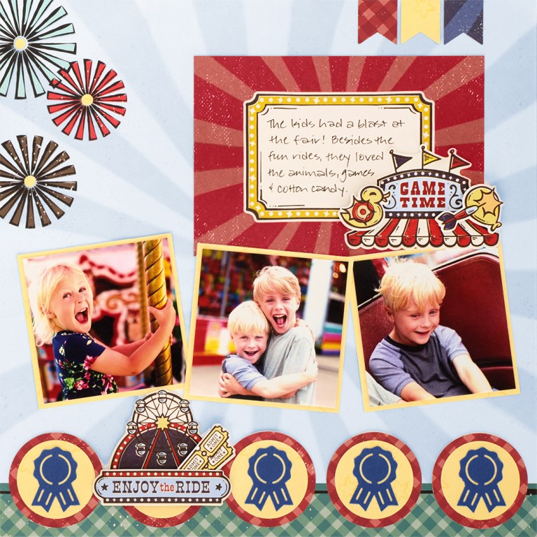 Go for Gold With This Fair-Themed Layout – The Pages
