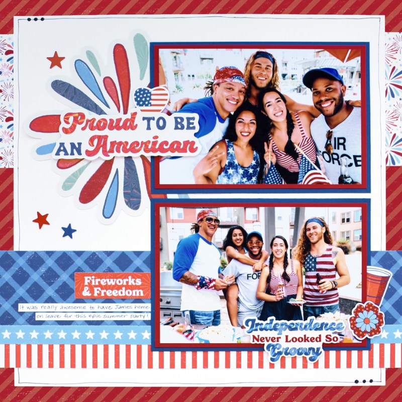 Celebrate the Fourth with A Layout as Bright as a Firework – The Pages