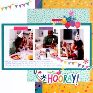 Cue the Confetti with a Bold Birthday Layout – The Pages